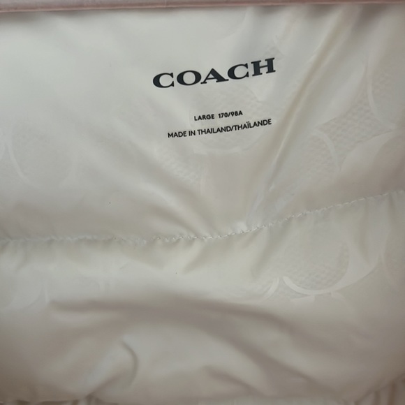 Coach | Jackets & Coats | New Coach Parka Whitecream Color W Sherpa ...